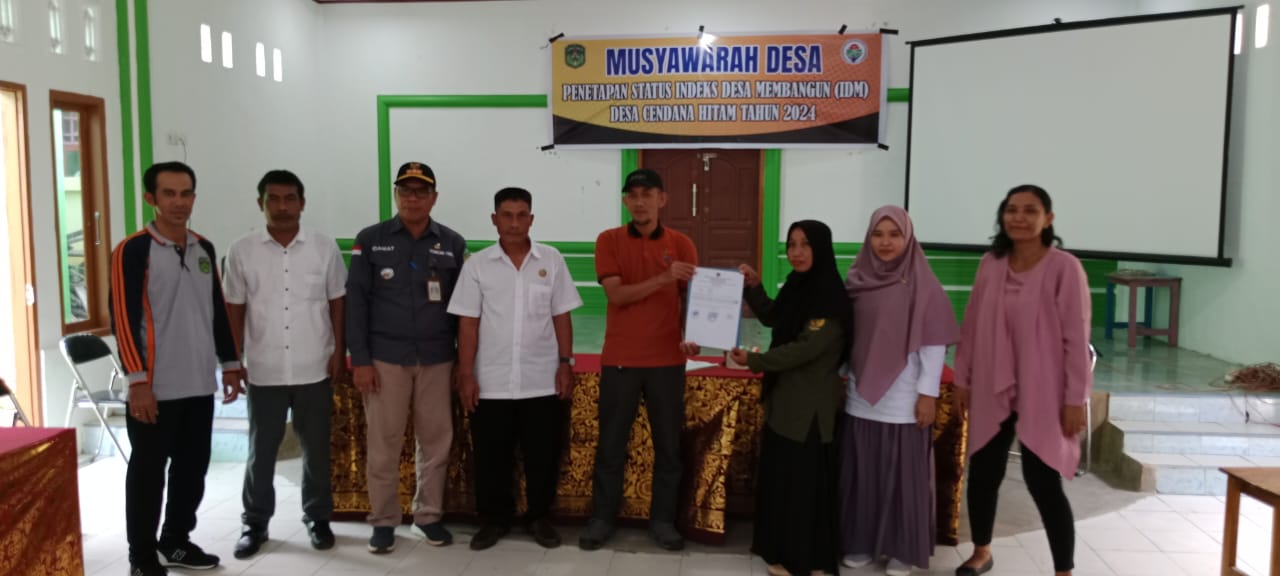 Hasil Musyawarah Penetapan IDM 2024: Desa Cendana Hitam Menjadi Desa ... Hasil Musyawarah Penetapan IDM 2024: Desa Cendana Hitam Menjadi Desa ...